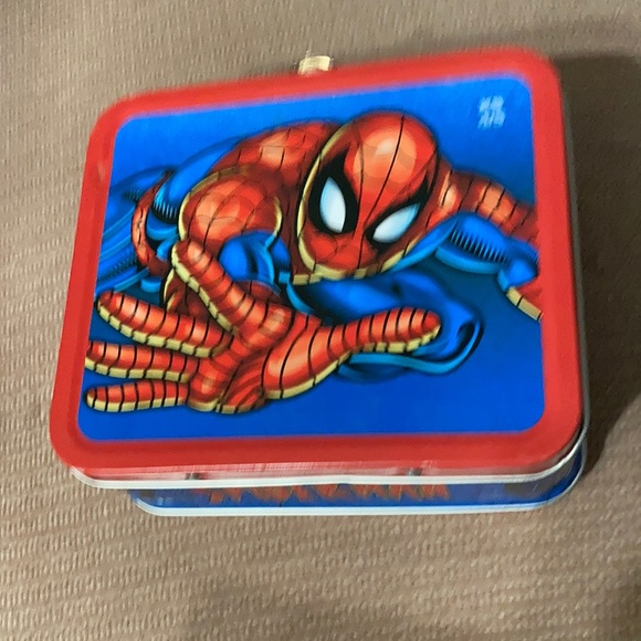 Marvel | Other | Spiderman Mini Lunch Box Tin 202 Marvel With ...